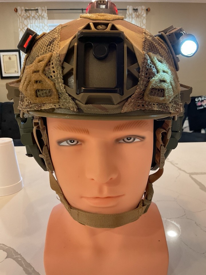 Military Training Or Bump Helmet/ Air Soft Modified/ Customized Size ...