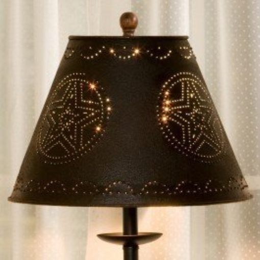 Black Star Punched Tin 12 Lamp Shade by Park Designs for sale online | eBay