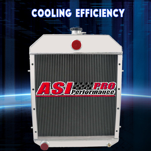 Aluminum Radiator For Case IH 1845 1845B 1845S 480D 480LL 580D 580SD ...
