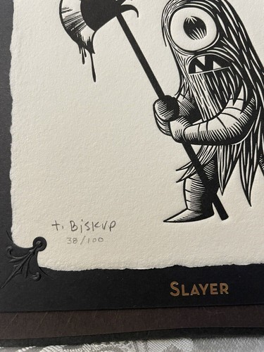 TIM BISKUP Portrait Series: Broken and Slayer 2007 TWO (2) SIGNED ...