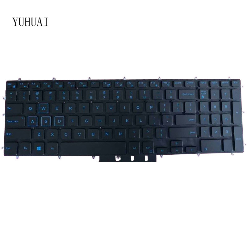 NEW FOR DELL G3 3579 P75F 3779 G5 15 5587 G7 15 7588 Keyboard blue ...