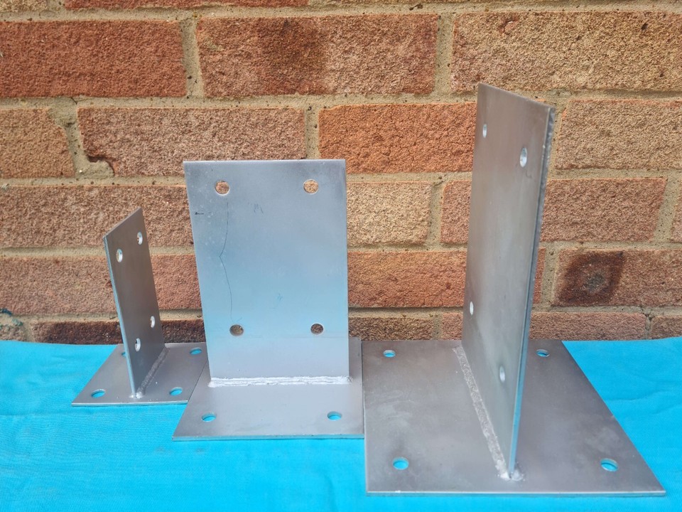 GALVANIZED STEEL T BLADE BOLT DOWN POST SUPPORT, TIMBER CONNECTOR ...