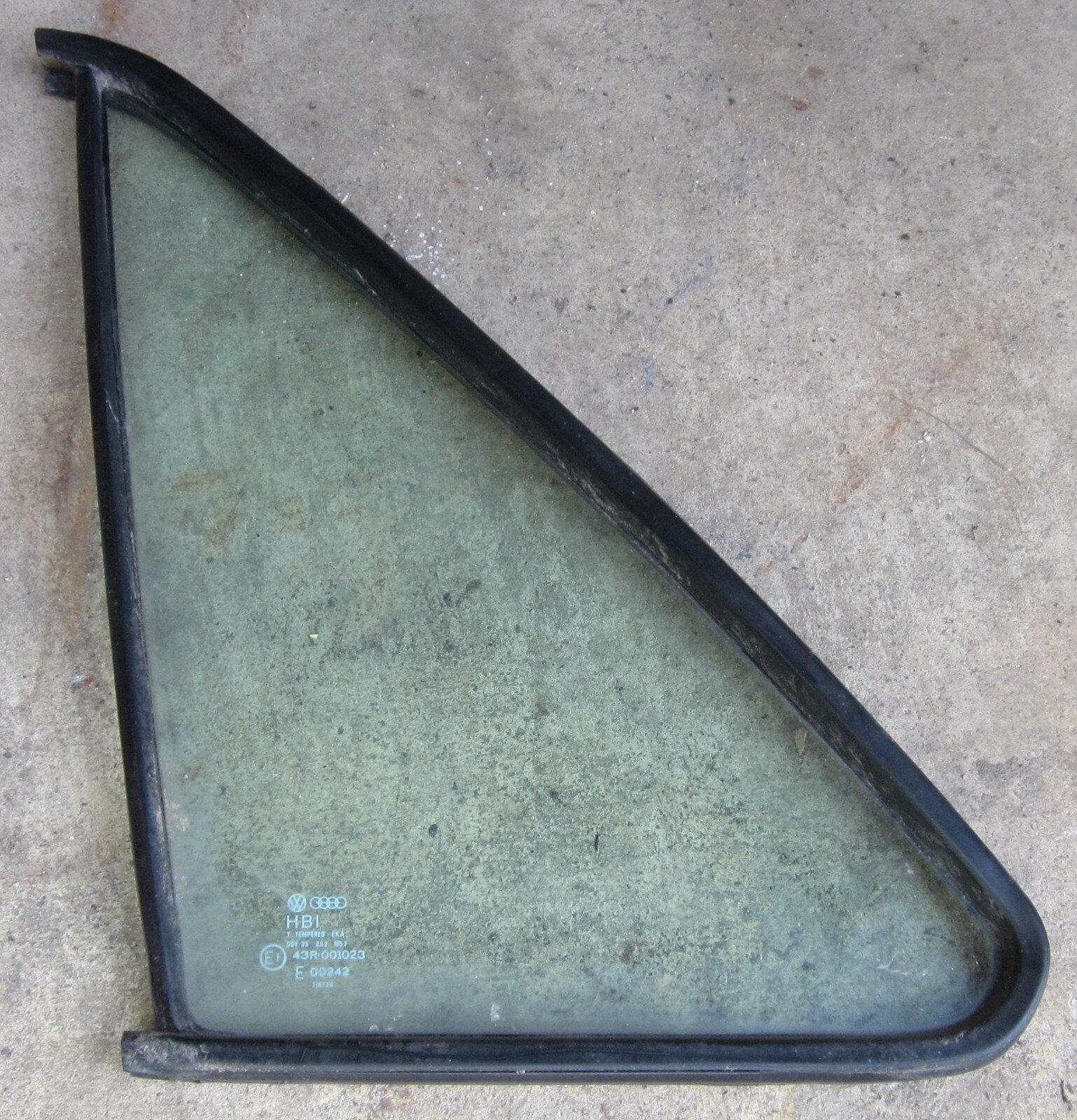 1983 - 1984 Volkswagen Rabbit GTI RH Door Front Quarter Window Tint Mk1 ...