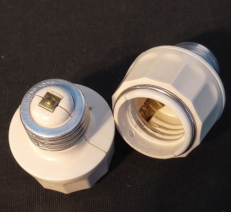 NOS GE Twist Switch 3 Level Lamp Converter, Single Lamp Socket to 3 Way ...