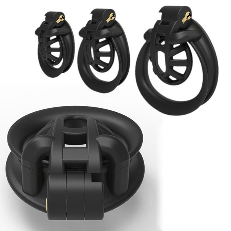 Positive and Negative Male Sissy Chastity Cage Device Newest Restrain ...