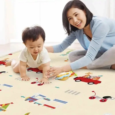 Foldable Non-Slip Play Mat Baby Crawling Mat Reversible Play Gym Mat ...