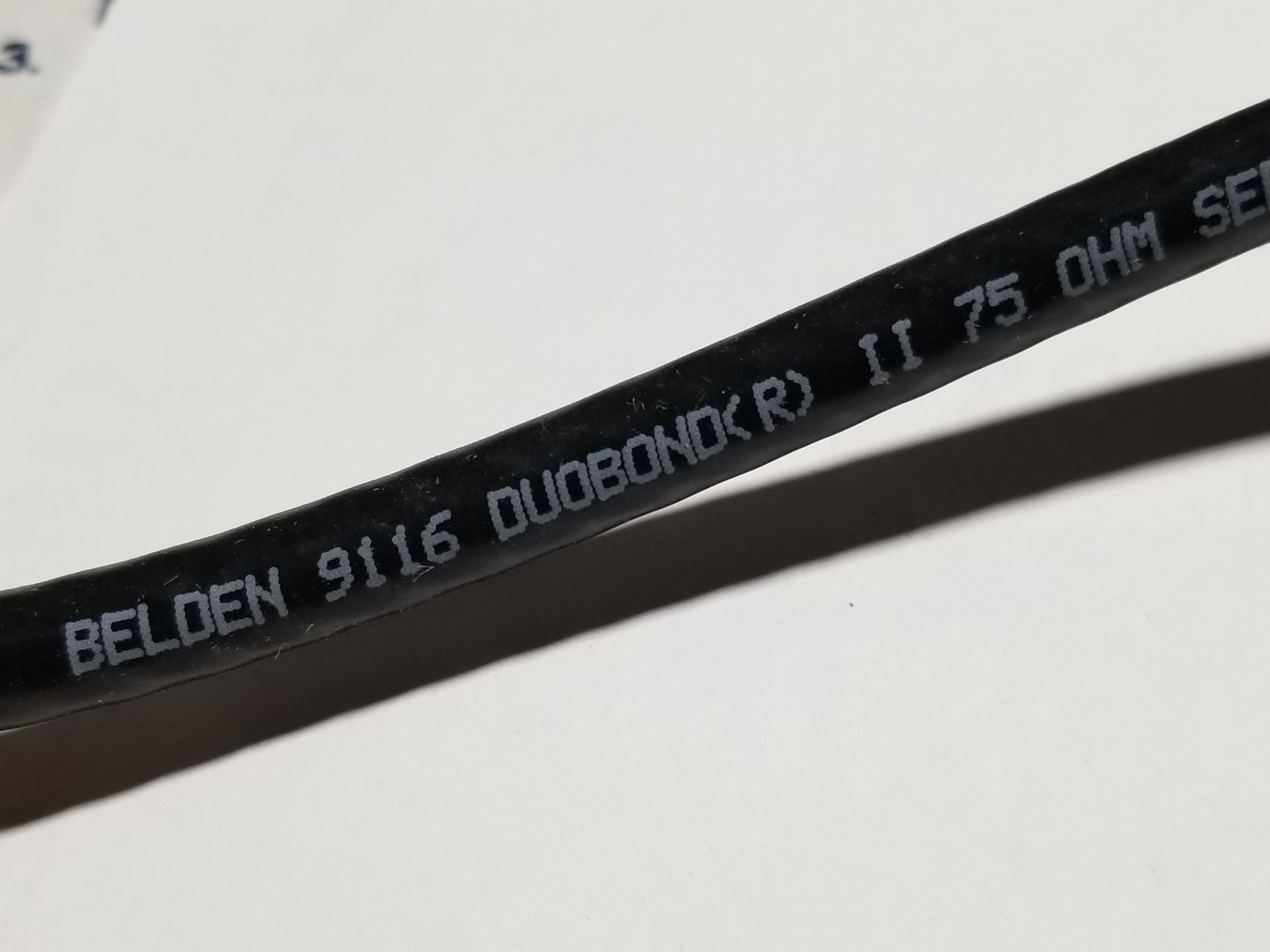 Belden 9116 18awg General Purpose BCCS RG-6/U Coaxial Cable RG6 CATV ...