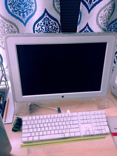 Apple 20in Cinema Display Monitor LCD White/grey Widescreen A1038 for ...