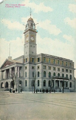 Postcard Court House Canton Ohio | eBay