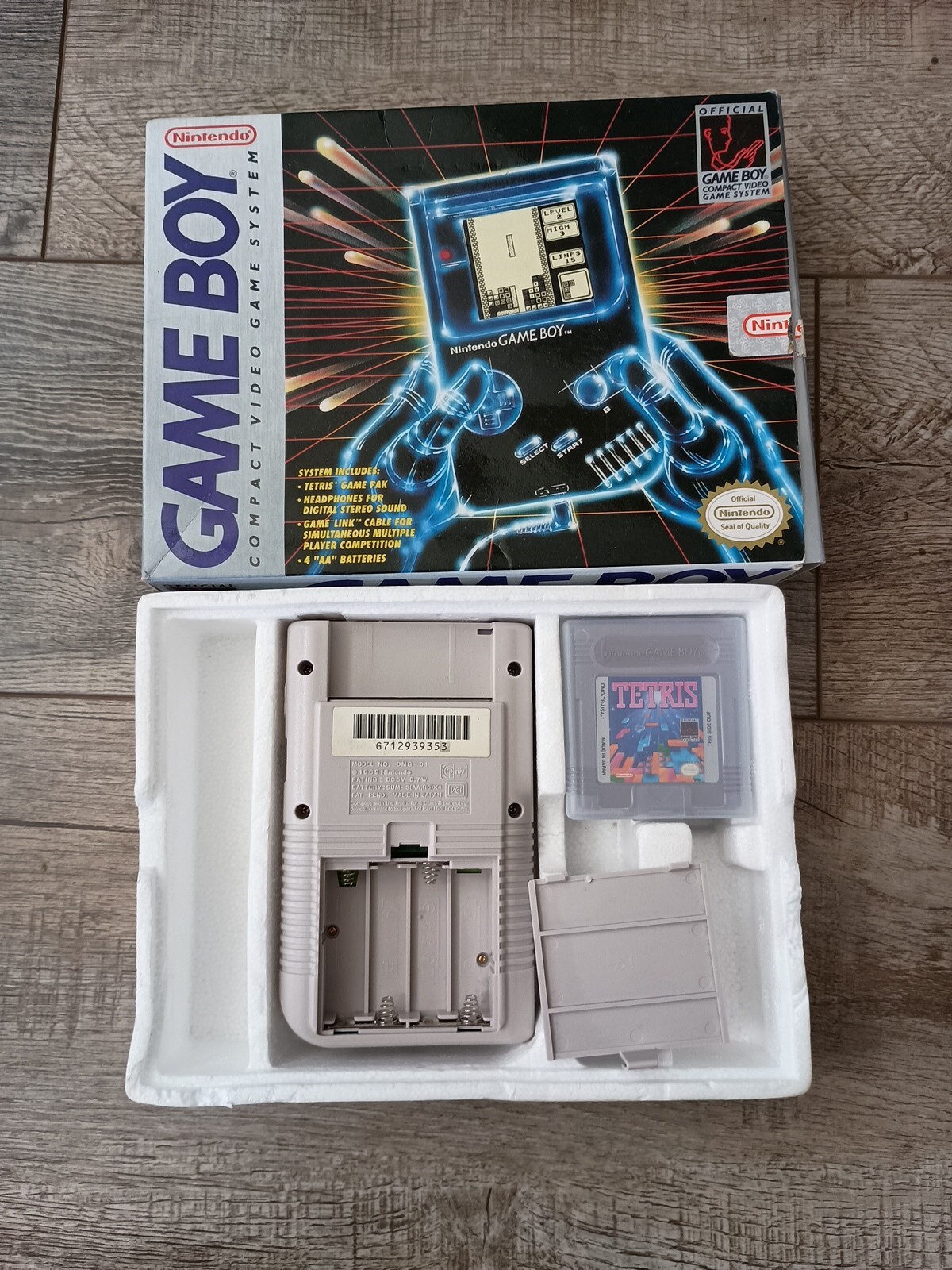 Original Nintendo Game Boy Compact Video Game Console System Open Box W ...