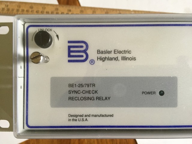 Basler Be1-25/79tr Control Sync-check Reclosing Relay 9278700104 Be1 DL ...