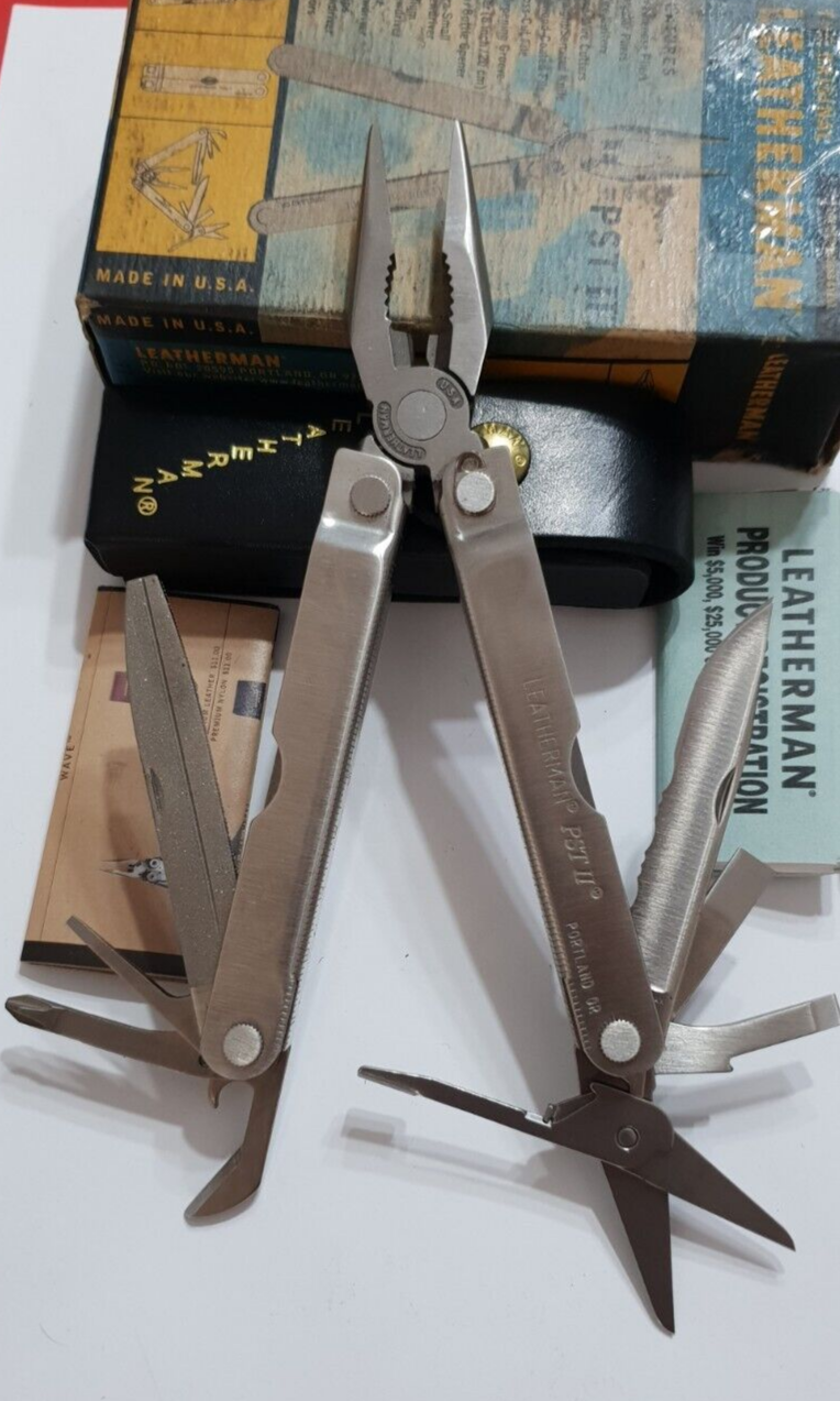 Leatherman PST II Stainless Multi-Tool New in Box 1999 Rare Collectable ...