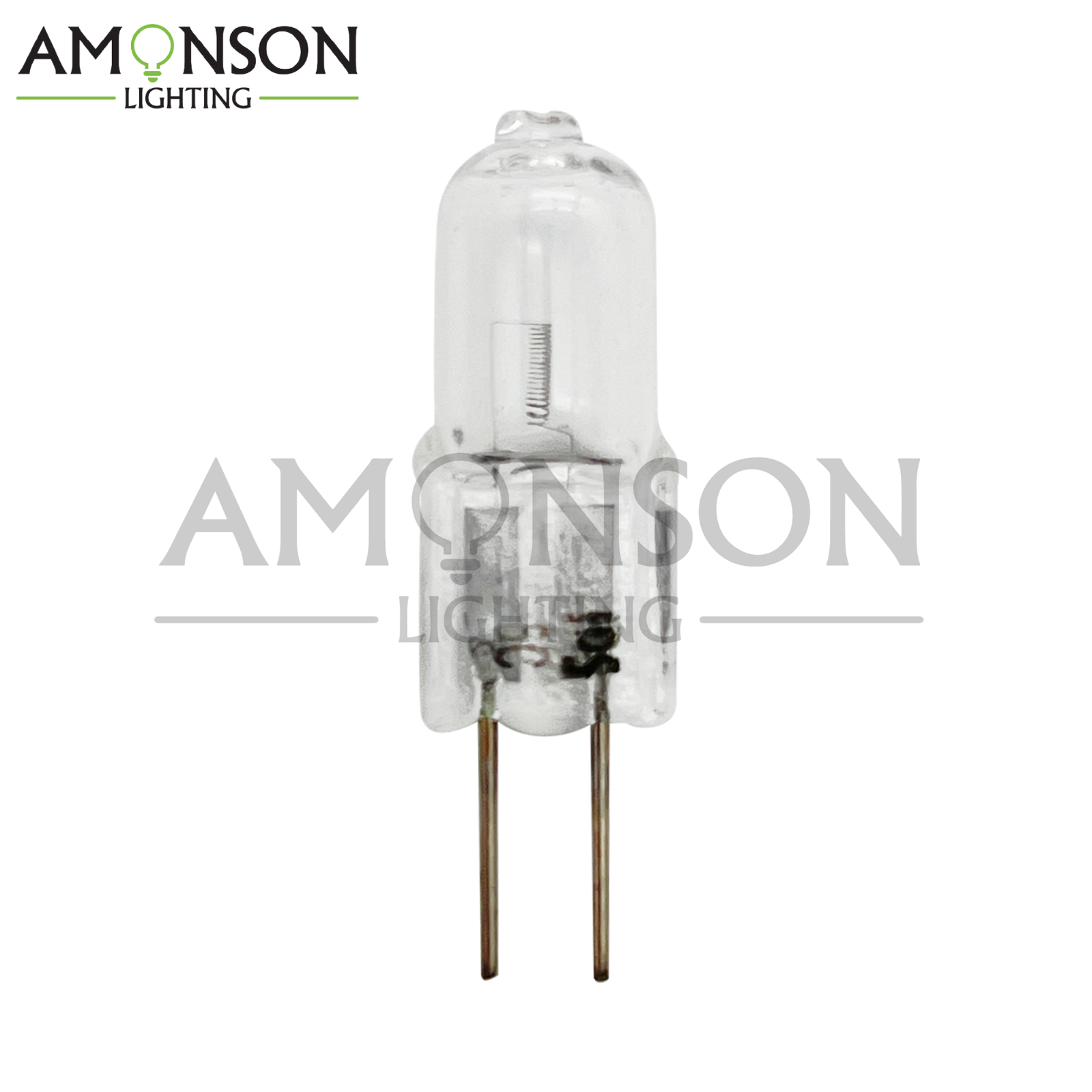 Amonson Lighting NEW G4 Bi-Pin Base 12V 10W Mini Tube Halogen Bulb Warm ...