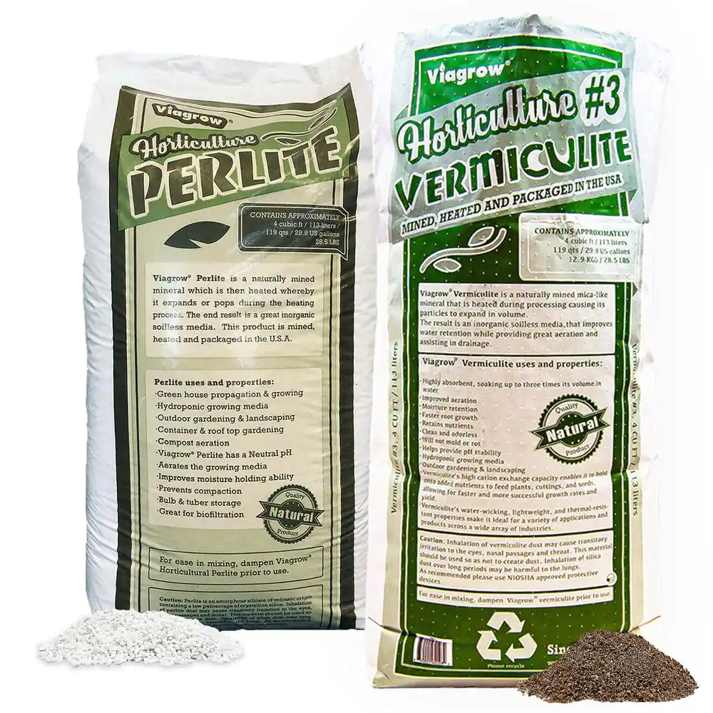 Organic 8 Cu. Ft 4CF Perlite & Vermiculite Planting Soil Additive Growing Medium | eBay