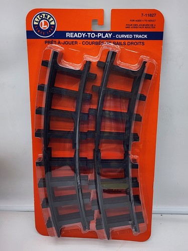 Lionel Ready To Play Curved Plastic Train Track Pack 12 Pieces 7-11827 ...