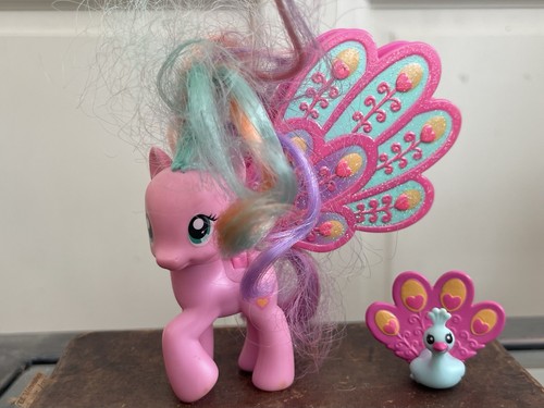 Hasbro My Little Pony Glimmer Wings Ploomette With Peacock EUC | eBay