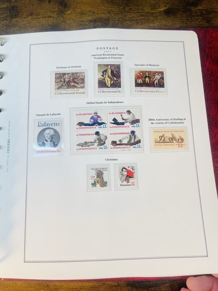 US Stamp Scott Platinum Series Part V - 1977-1983 - 38 Pages & 500 ...