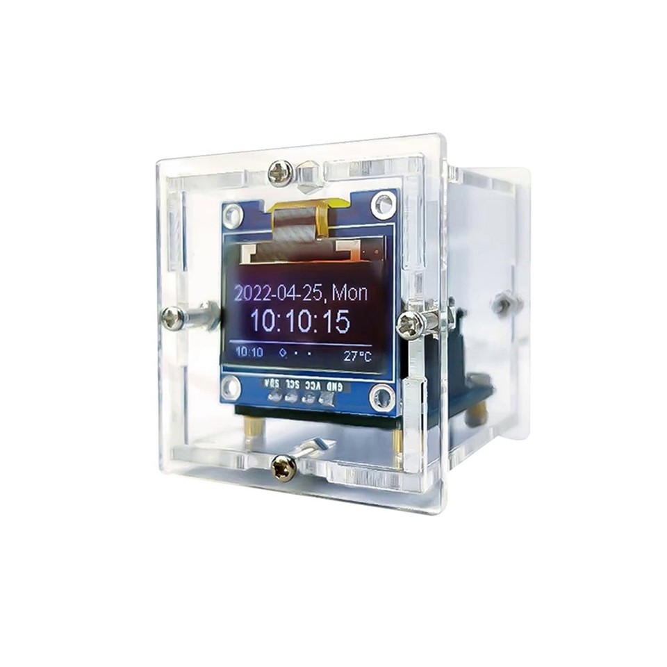 DIY Clock Kit with Transparent Shell and WiFi Connectivity for ESP8266 ...