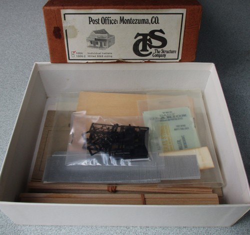 HO scale: The Post Office & General Store at Montezuma, CO, a wood ...