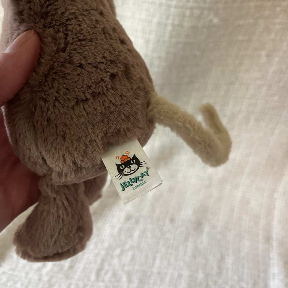 Rare Jellycat Retired Bashful Monkey Plush Small Stuffed Animal Brown 6” | eBay