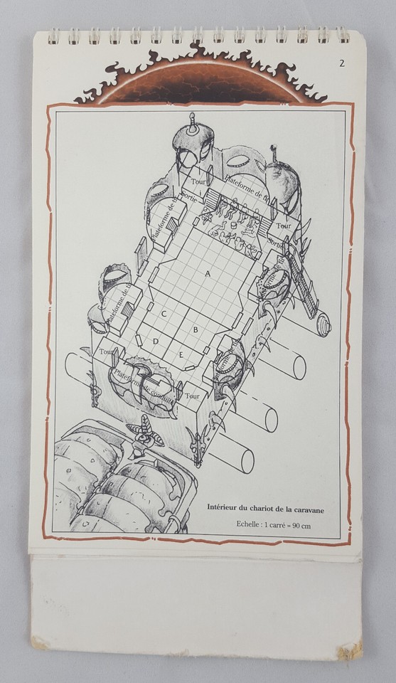 FRENCH FLIP BOOKS FOR DARK SUN CAMPAIGN SETTING BOX SET DUNGEONS ...