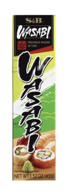 S&B Wasabi Prepared Wasabi Paste Tube 1.52 Oz (Pack Of 4) | eBay