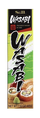 S&B Wasabi Prepared Wasabi Paste Tube 1.52 Oz (Pack Of 4) | eBay
