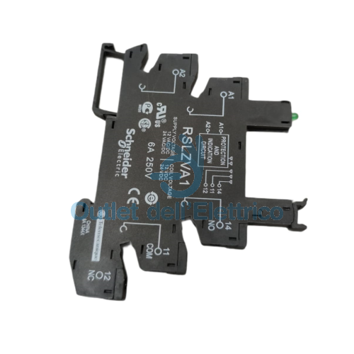 SCHNEIDER RSLZVA1 BASE CON VITE 12-24AC/DC | eBay