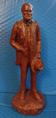 1995 Vintage "GEN. U.S. GRANT" Statue by "RED-MILL Mfg." #431-Pecan ...