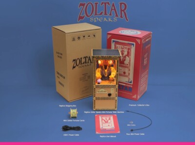 Zoltar Speaks Mini Fortune Teller Machine Magic Trick Mentalism Bizarre ...