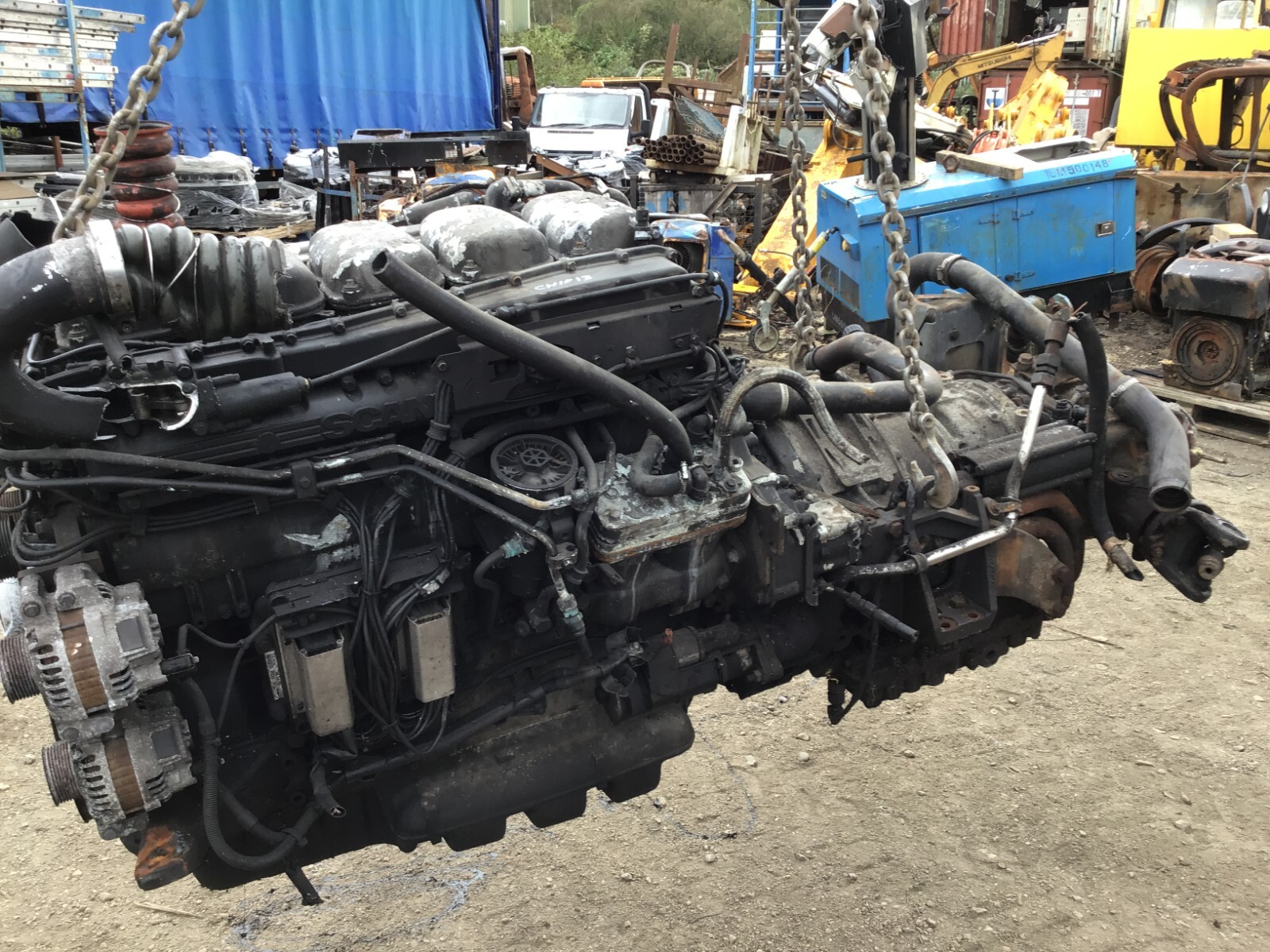 Scania 5 Cylinder Diesel Bus Engine with Gearbox (CH1013) | eBay UK