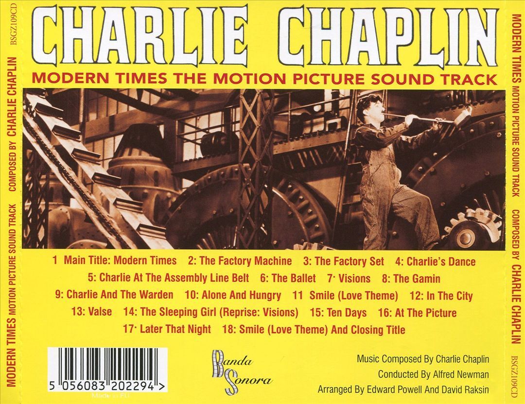 Modern Times (Original Soundtrack) by Newman, Alfred / Chaplin, Charlie ...