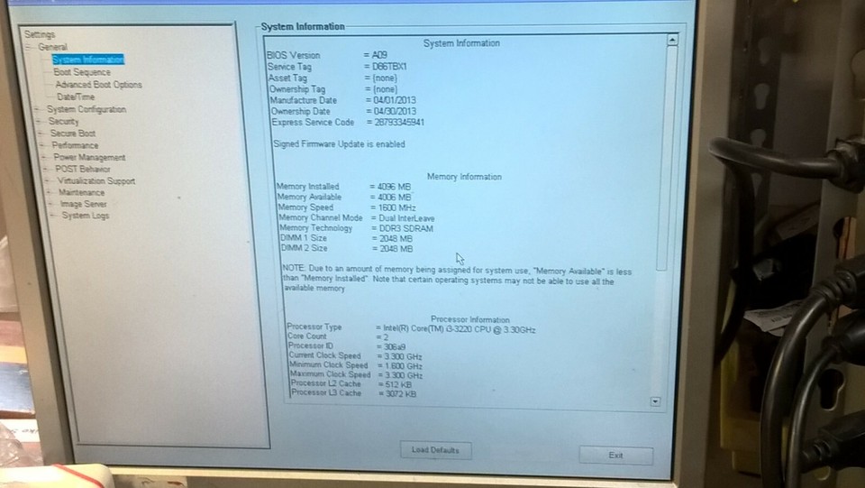 Dell OptiPlex 3010 PC Computer, Intel Core i3-3220 3.30GHz, 4GB NO HDD ...