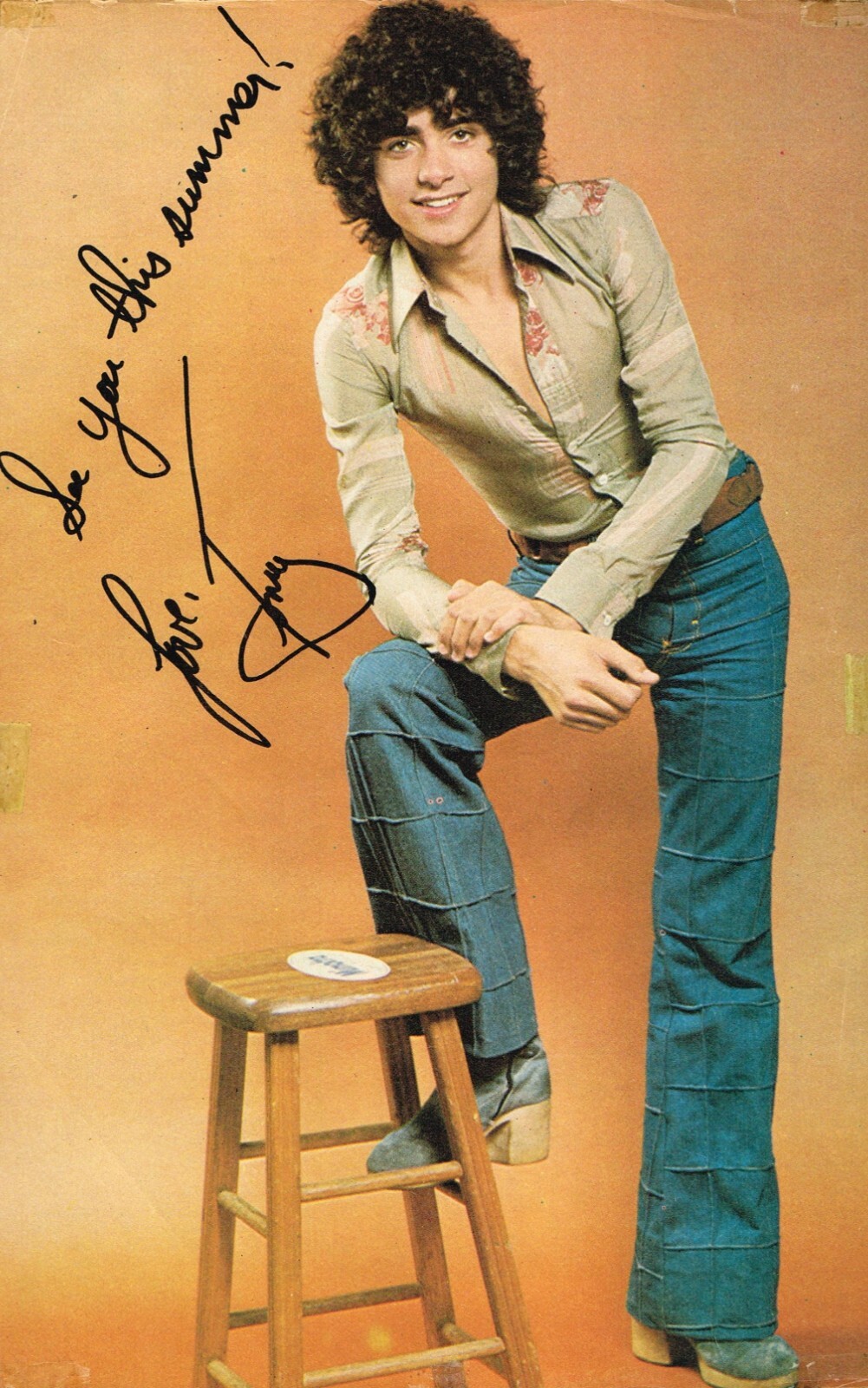 Tony DeFranco - 11" x 7" Teen Magazine Pinup Mini-Poster | eBay