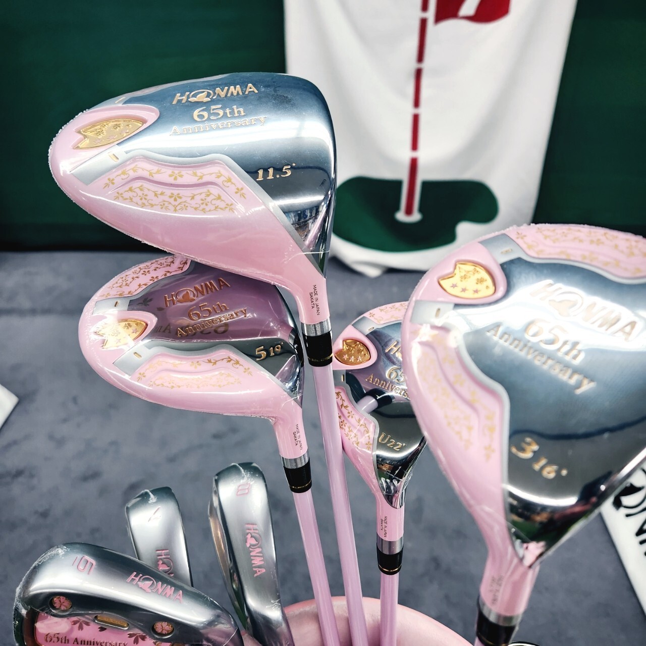 2024 Honma Lady 3 Star Limited 65th Anniversary Sakura Dance 12pc Set ...