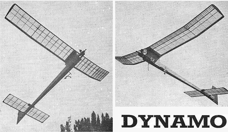 Aeromodeller Model Airplane Plans (FF): Dynamo 1/2A 45" Wingspan ...