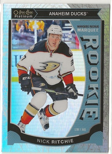 2015-16 O-Pee-Chee Platinum Marquee Rookies White Ice #M49 Nick Ritchie 134/199 | eBay