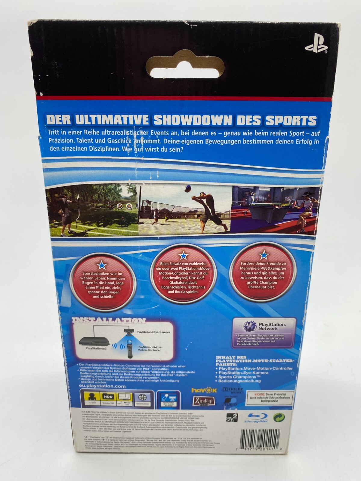 Playstation 3 Ps3 Move Controller Sports Champions Bundle Set Box | eBay