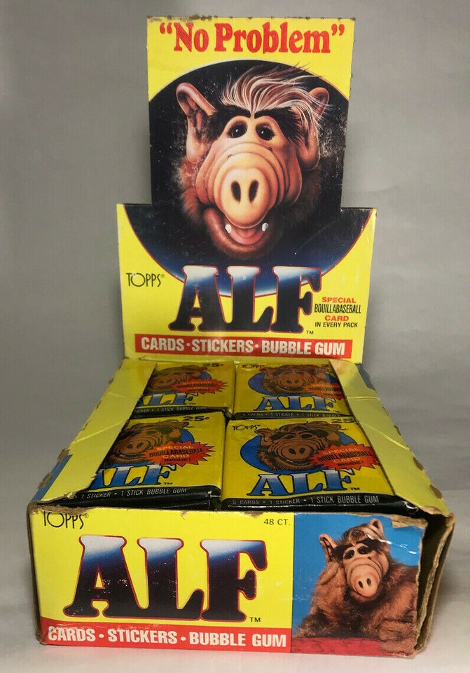 1987 Topps Alf Series 1 Cards, 1 Unopened Sealed Wax PACK From Wax Box ...
