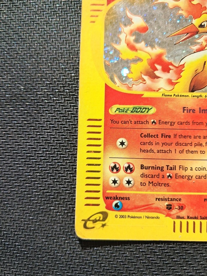 Moltres HOLO H20/H32 SKYRIDGE 2003 ENG POOR | eBay