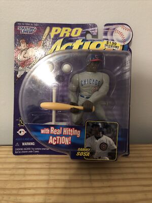 1998 Hasbro Starting Lineup Pro Action Baseball Figure Sammy Sosa ...