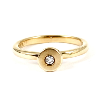 Klassischer Ring in 333 Gold 8 Karat mit Zirkonia | eBay.de