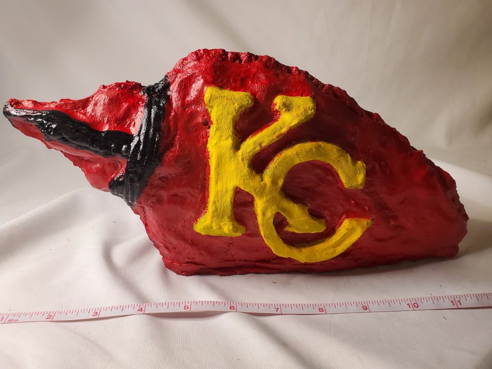 KC Chiefs Concrete Statue Hand painted READY TO SHIP | eBay