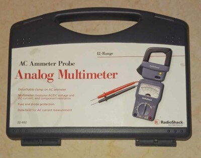 Vintage Radio Shack AC Ammeter Probe Analog Multimeter/ Brand New | eBay