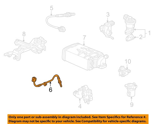 HONDA OEM 98-02 Accord-Oxygen O2 Sensor 36532PAAL02 | eBay