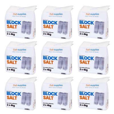 Block Salt Water Softener Salt Block Compatible with All Water Softener ...