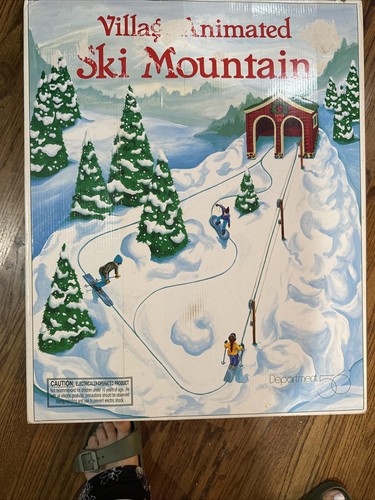Department 56 VILLAGE ANIMATED SKI MOUNTAIN #52641 Non Working Motor | eBay