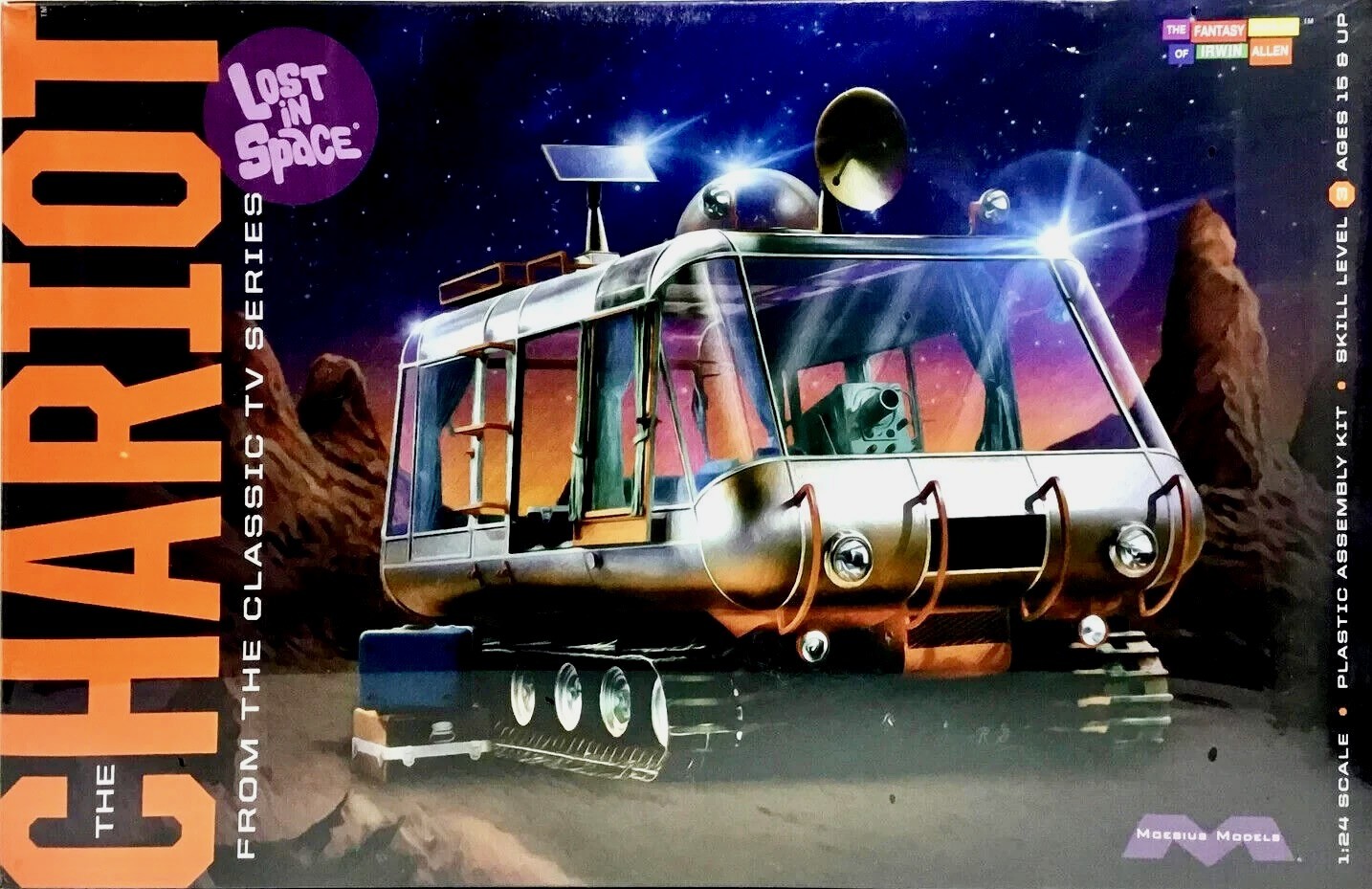 Moebius 902 Lost in Space Space Chariot 1/24 Scale Plastic Model Kit | eBay