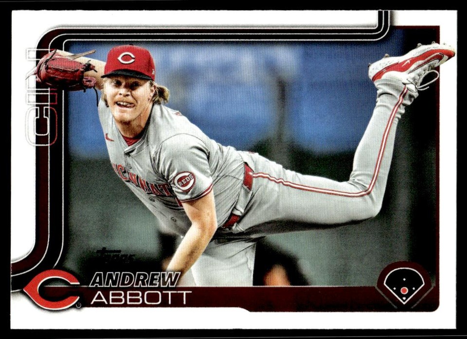 2025 Topps 140 Andrew Abbott Cincinnati Reds Baseball Card | eBay