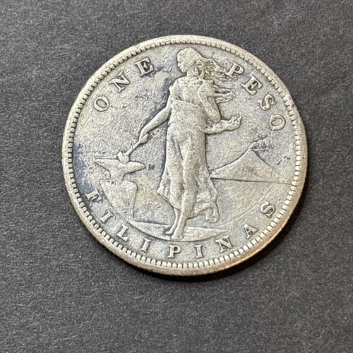 1908 S Philippines One Peso Silver Coin 80% | eBay